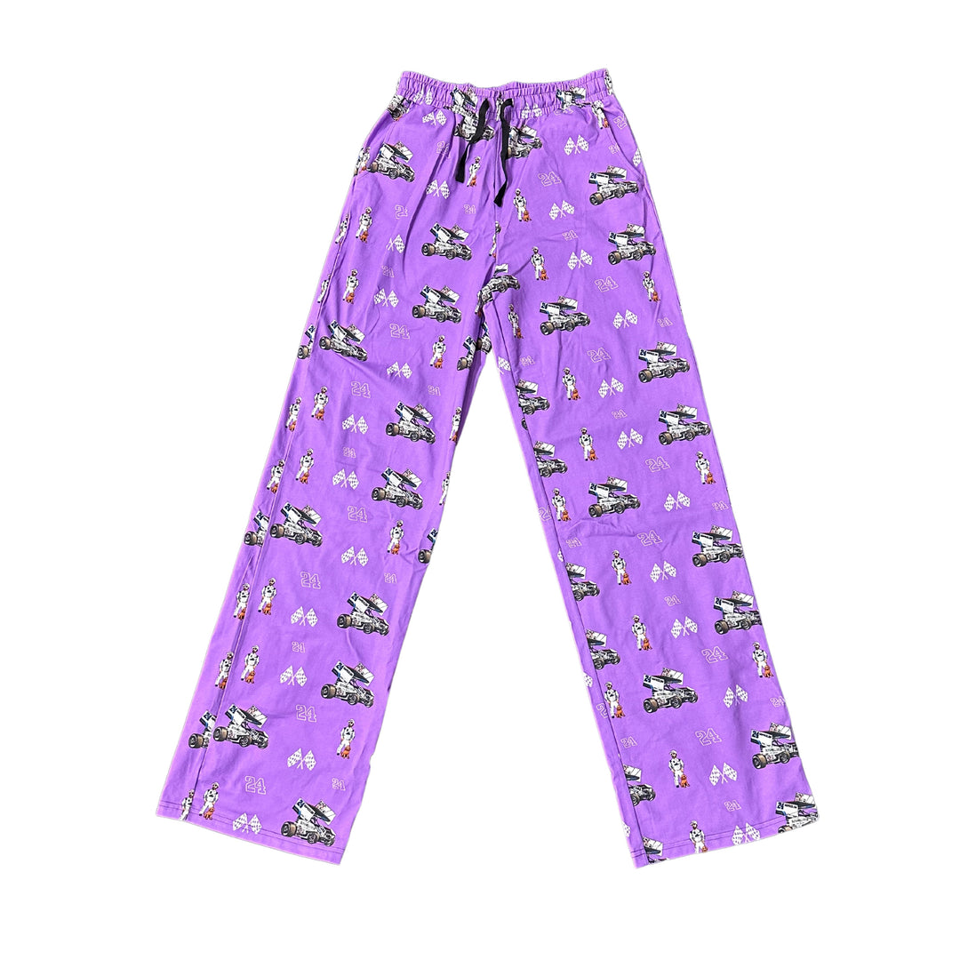 Purple Adult Pajama Pants Rico Abreu Racing