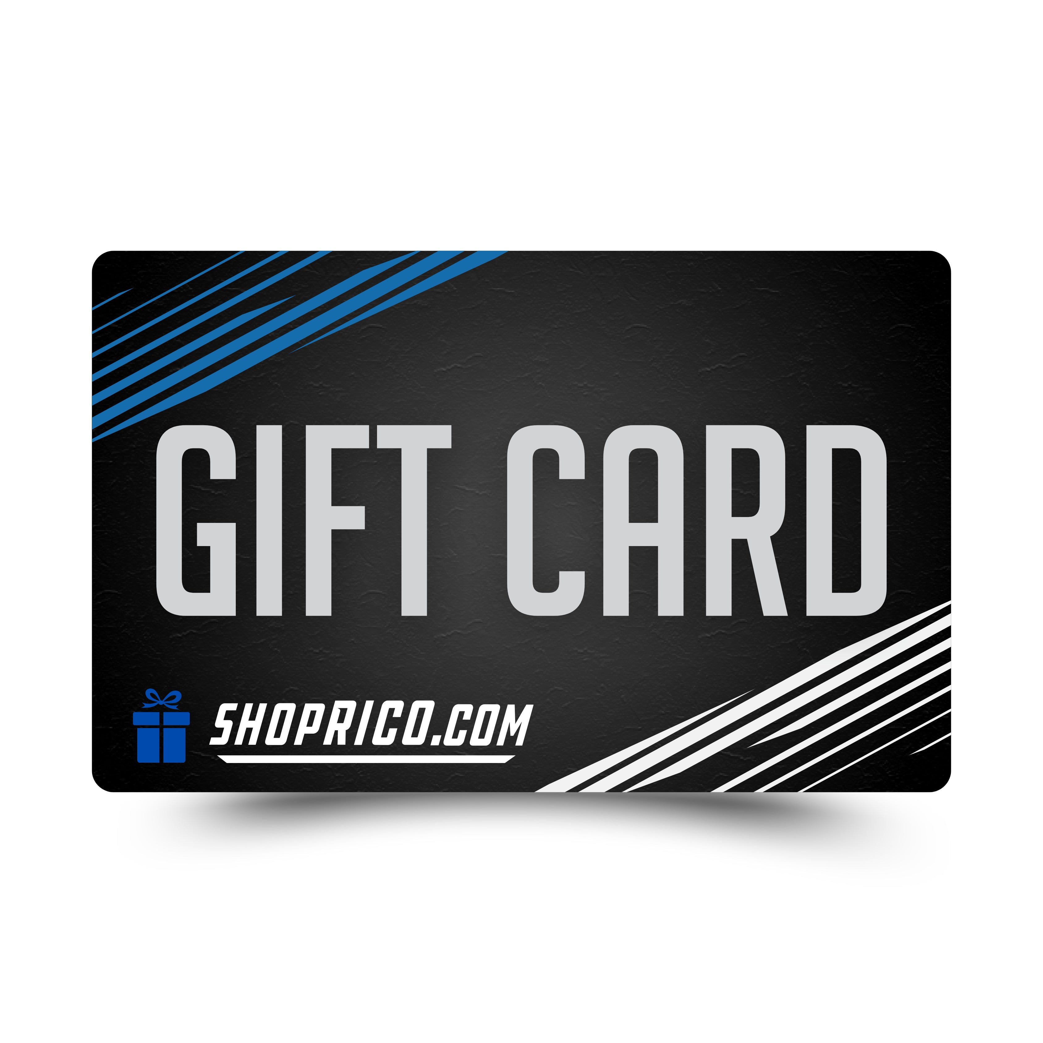 Electronic gift card – Rico Abreu Racing