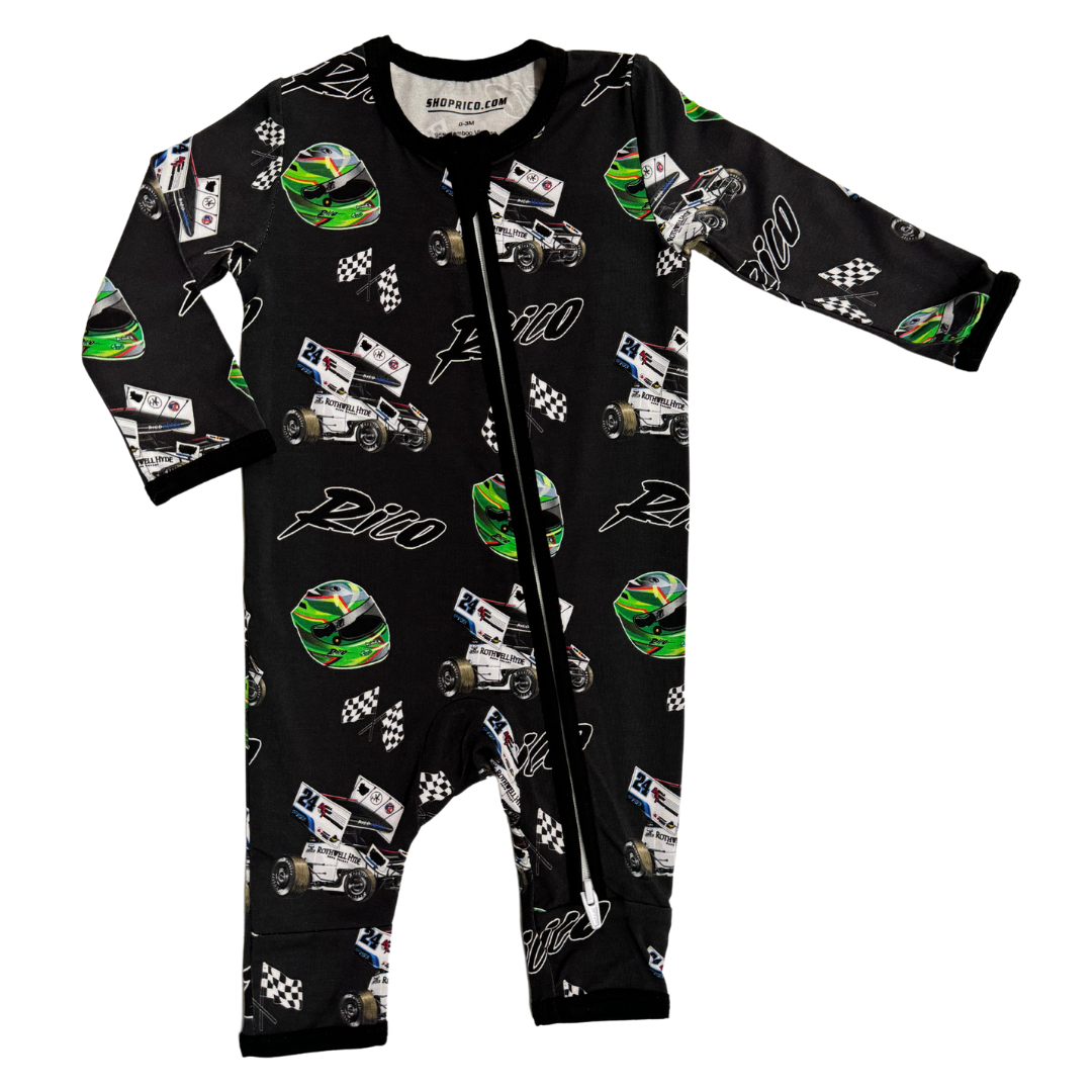 Race Car Zipper Pajamas – Rico Abreu Racing