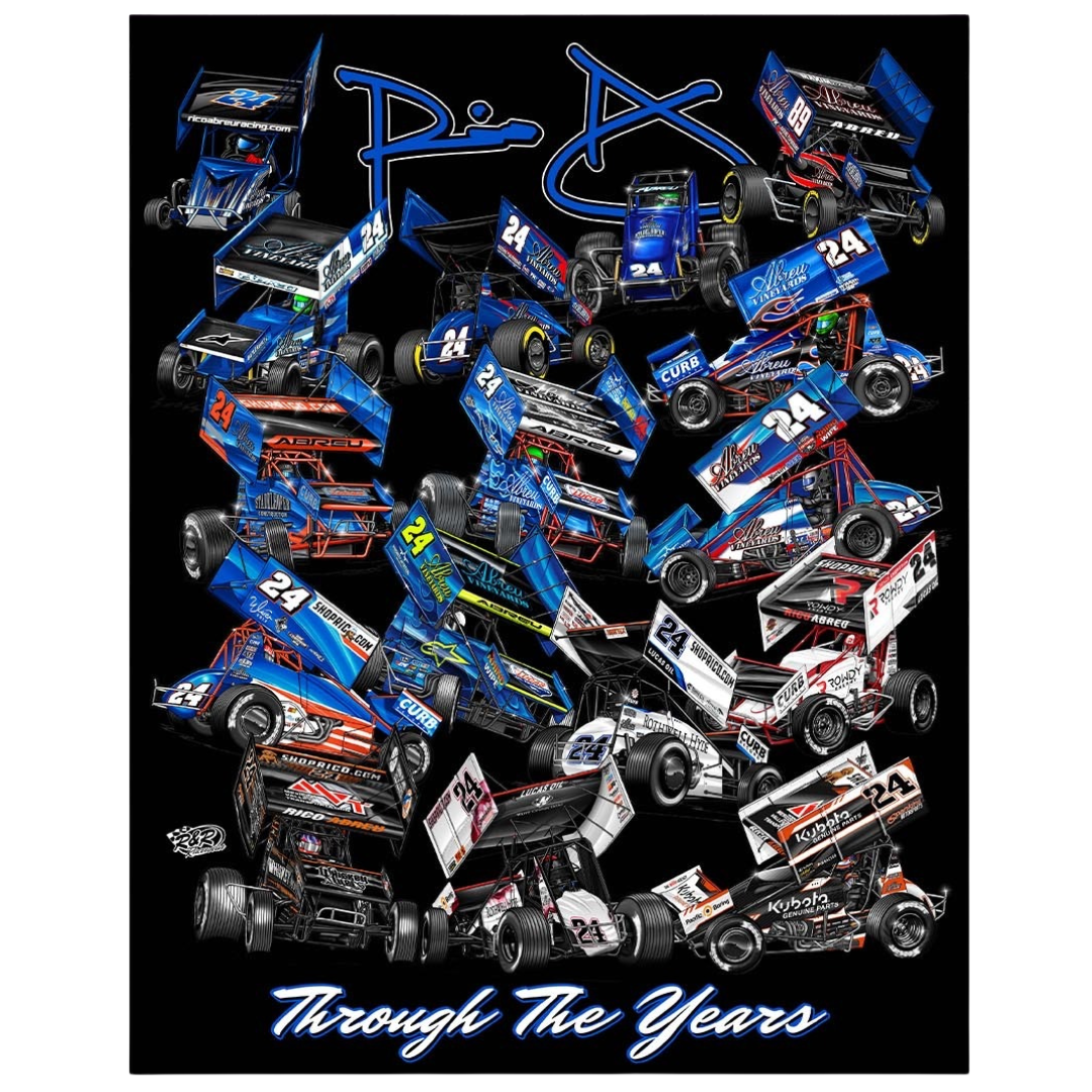 SIGNED RAR Through The Years Poster – Rico Abreu Racing