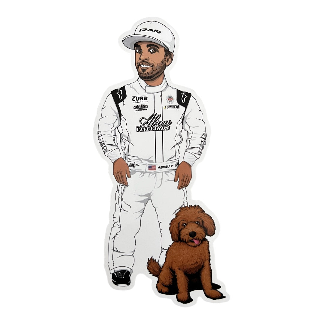 Rico & Gus Sticker – Rico Abreu Racing